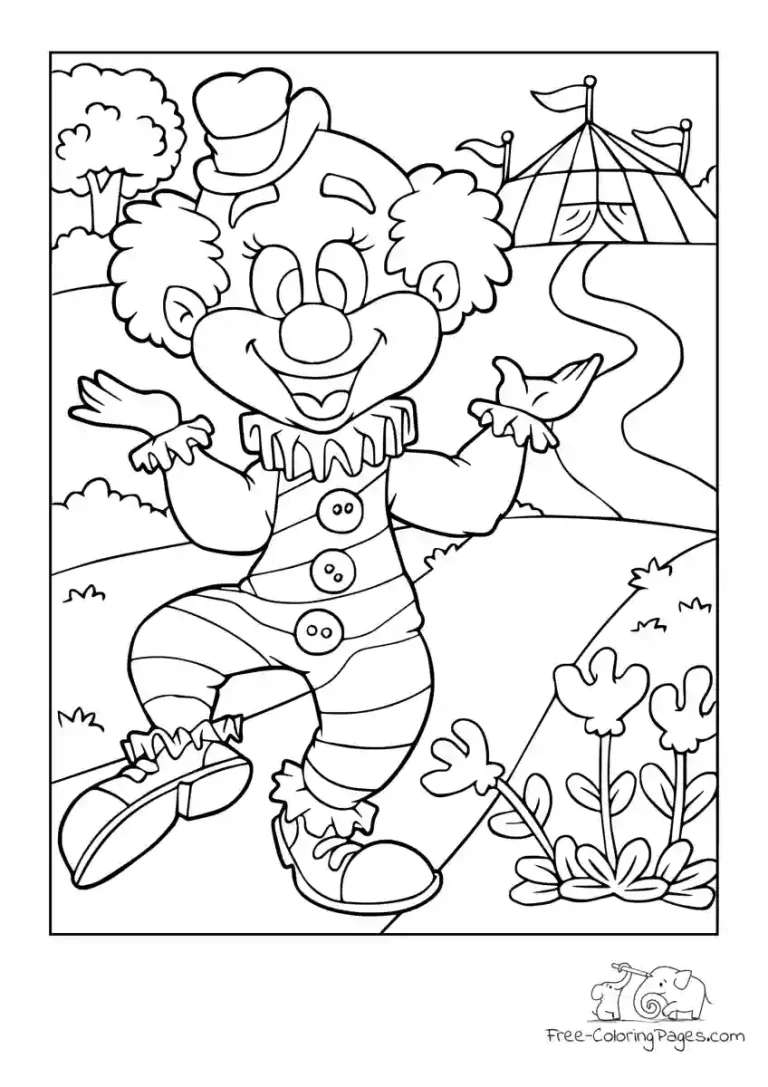 Coloring Pages Circus & Clown - Free Coloring Pages